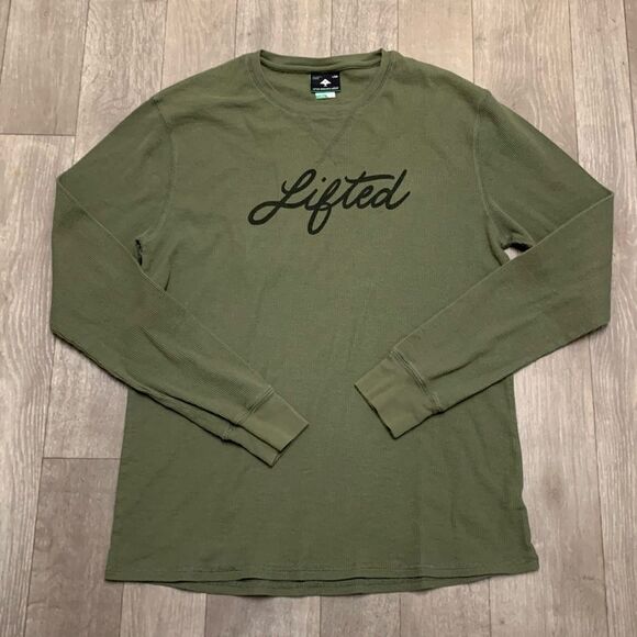 Lrg | Shirts | Menslrg Lifted Tree House Crew Knit Cotton Longsleeve ...